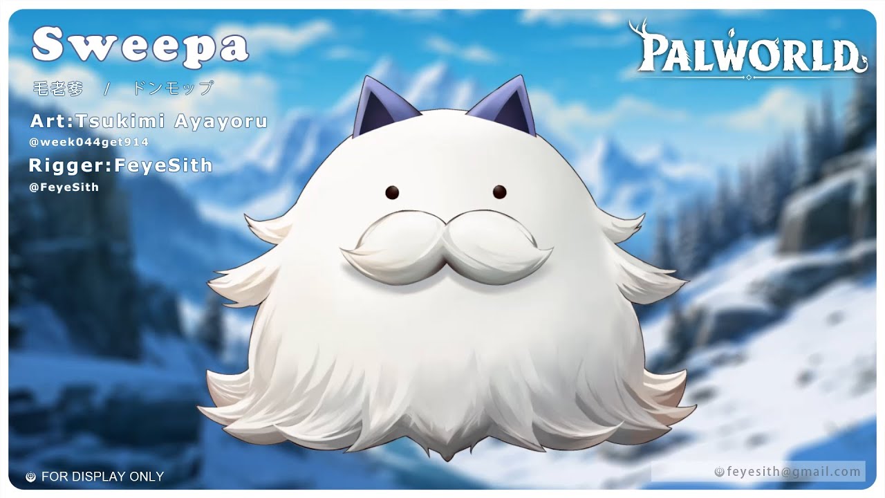 【Live2D Showcase】Palworld - Sweepa - YouTube