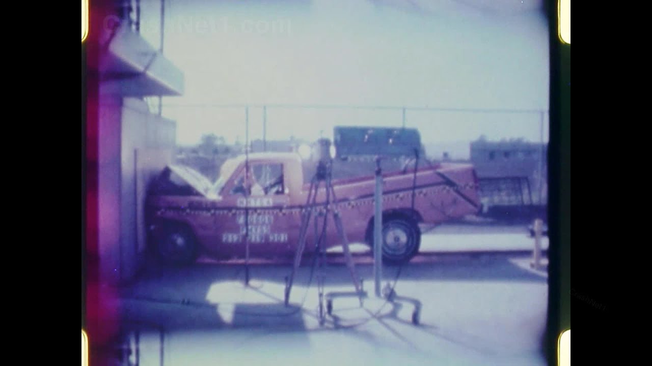 1979 Mazda B2000 B2200 / Ford Courier | Frontal Crash Test by NHTSA ...