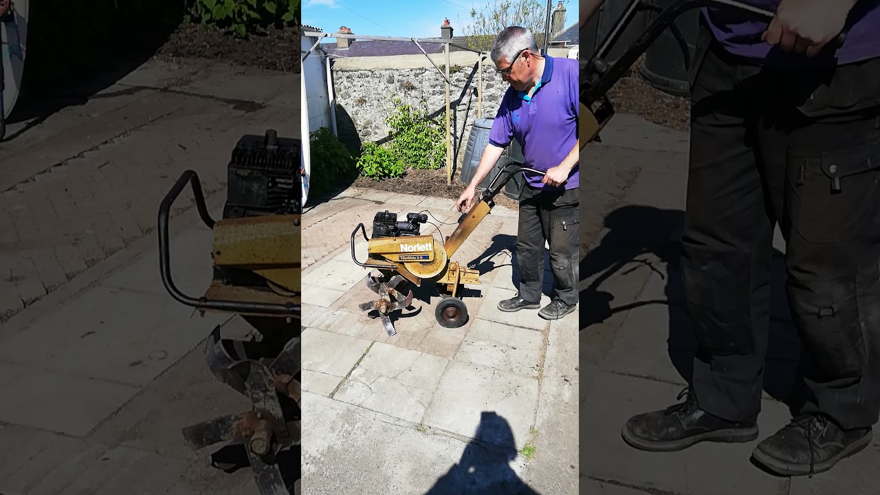 Norlett Tiller Mate 3-S Rotavator with 3hp Briggs & Stratton engine ...