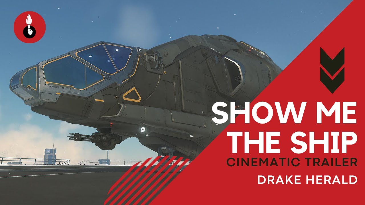 Drake Herald Star Citizen - Flight and Interior (Cinematic) - YouTube