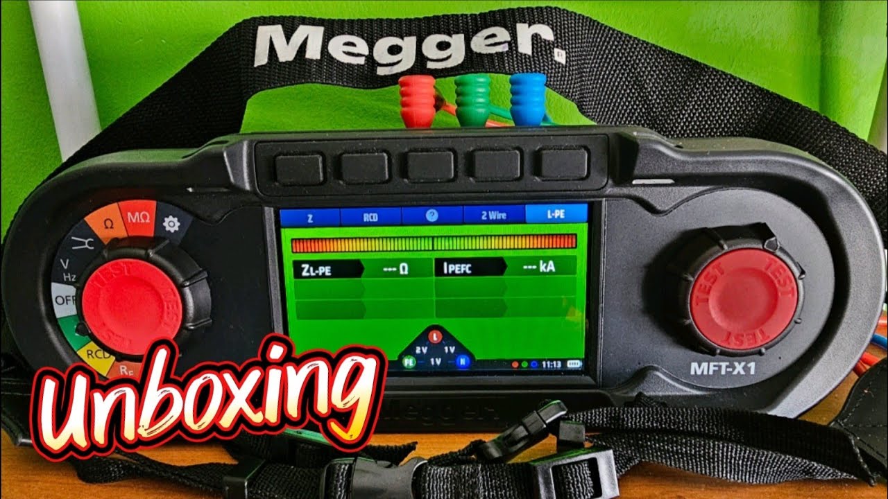 Unboxing Megger MFT-X1 - YouTube