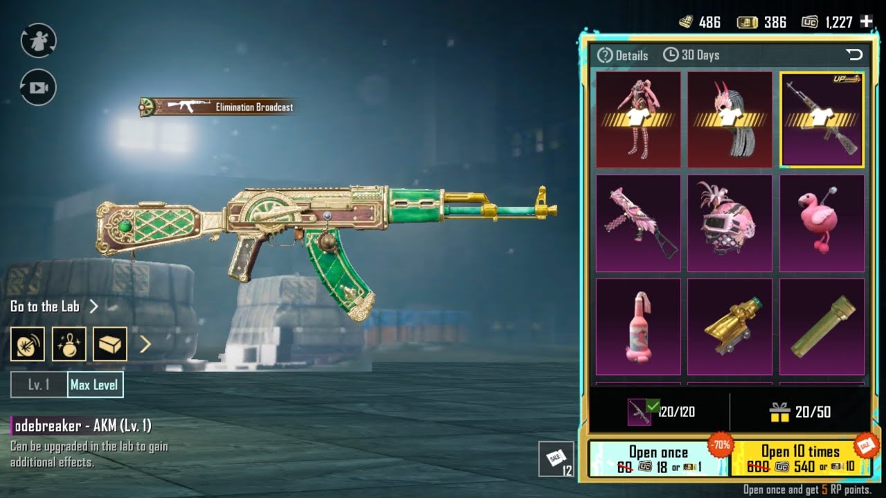 🔥 Opening New Premium Crate AKM Codebreaker 🐇 PUBG MOBILE 🔥 - YouTube