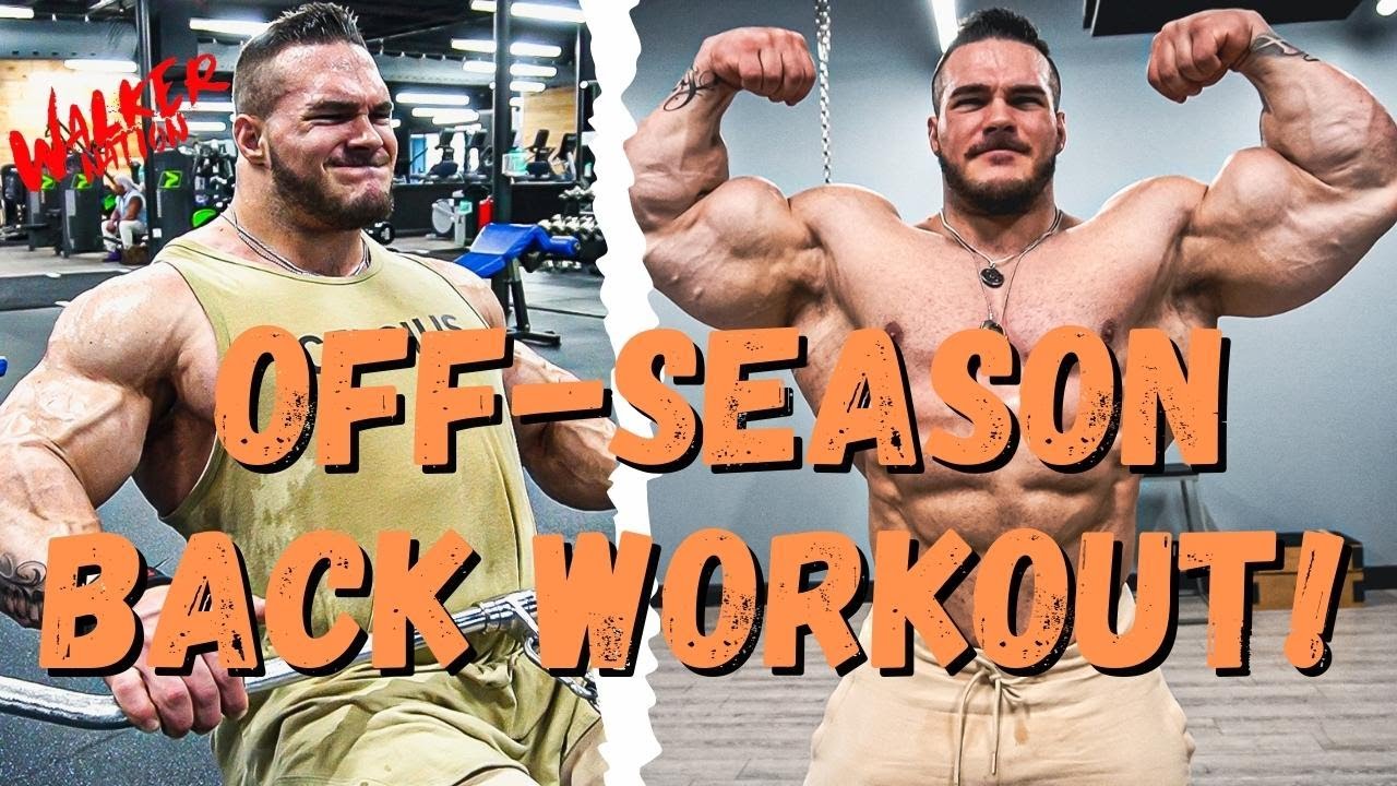 Nick Walker Off Season Back Workout Posing Practice Youtube