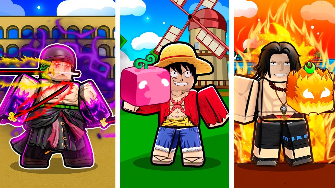 Becoming One Piece Character While Beating Blox Fruits - YouTube