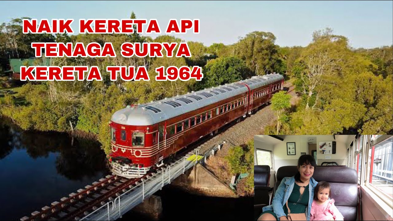 KERETA API PERTAMA KALI DI DUNIA MENGGUNAKAN TENAGA SURYA - YouTube