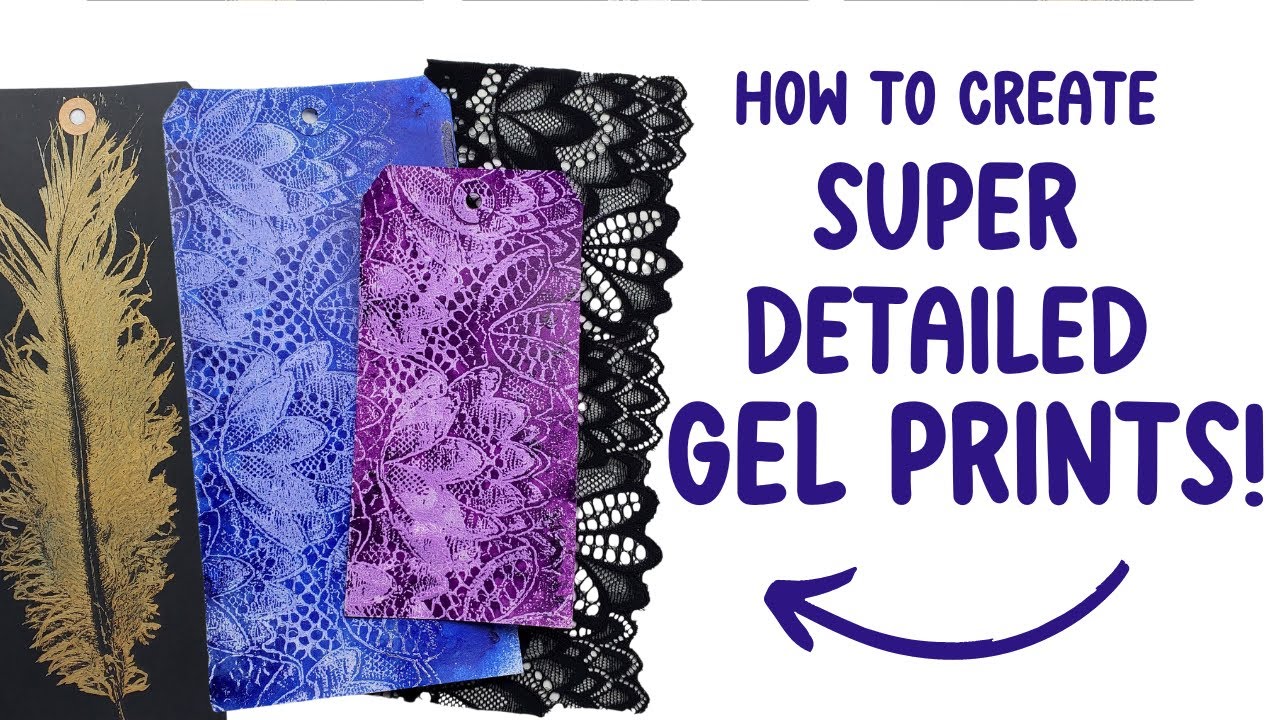 4 Tips to Pulling Super Detailed Gel Prints | Gel Printing Tutorial ...