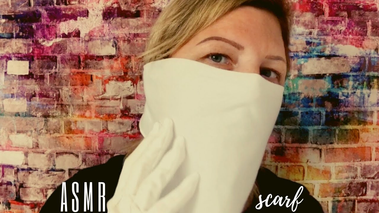 ASMR Scarf Masking Part II [Request] with Whispering and Hand Movements ...