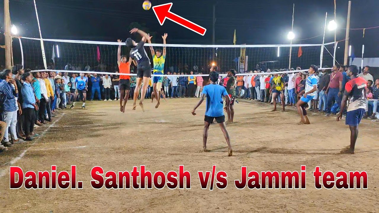 Aruku Daniel & Santhosh team v/s Jammi team volleyball tournament v ...