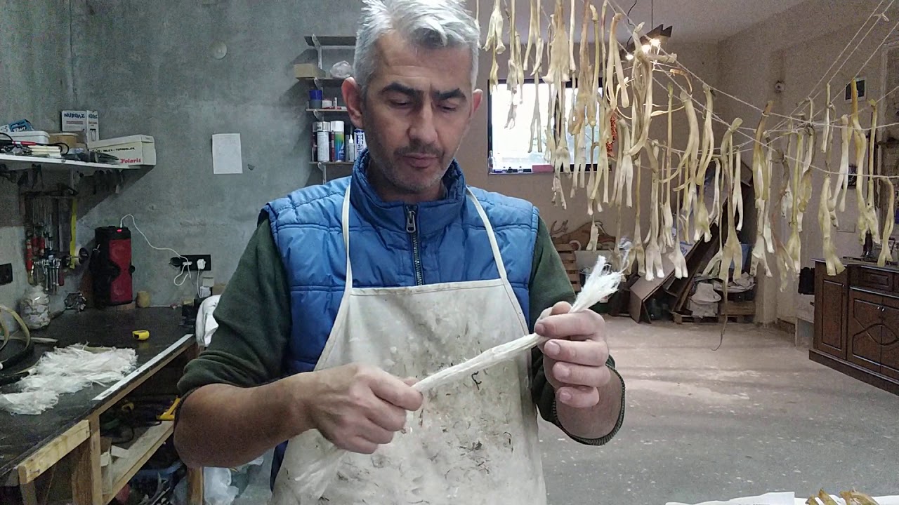 HOW TO PROCESS COW SINEW AND TENDON FOR MAKING TURKISH BOW . sinir ...
