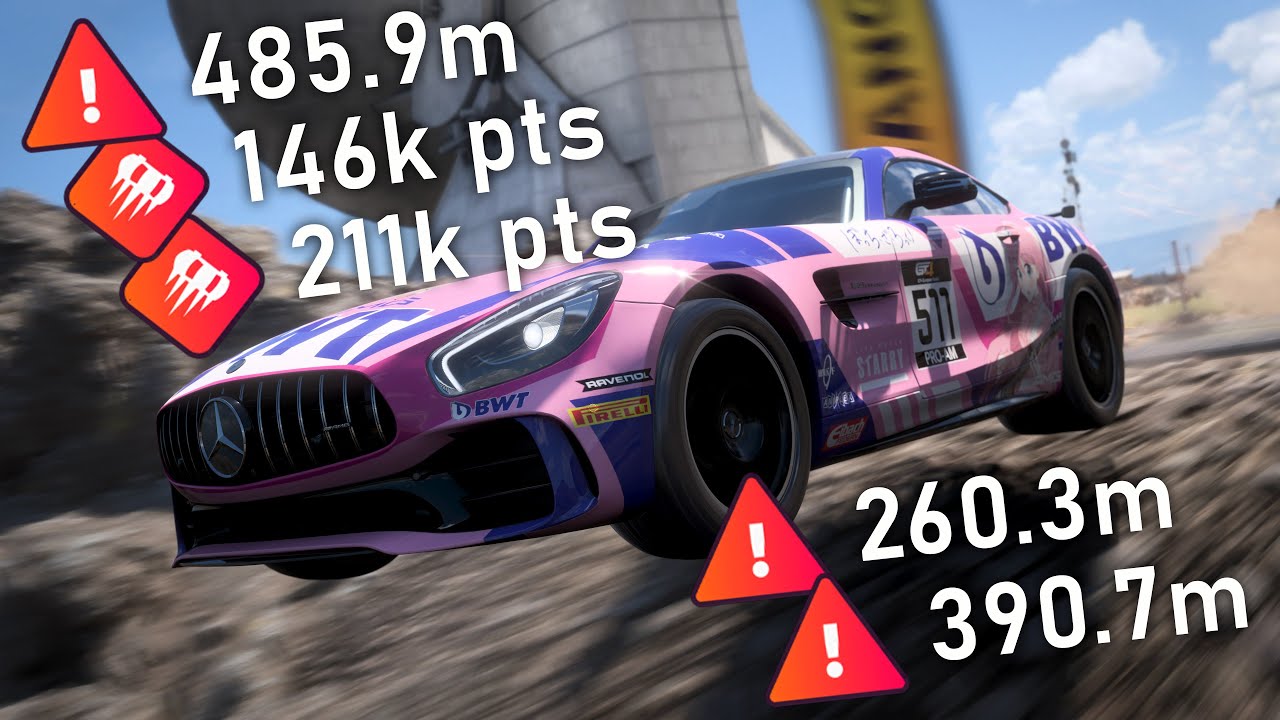 Forza Horizon 5 - Series 40 Autumn PR Stunts Guide (Danger Sign + Drift ...