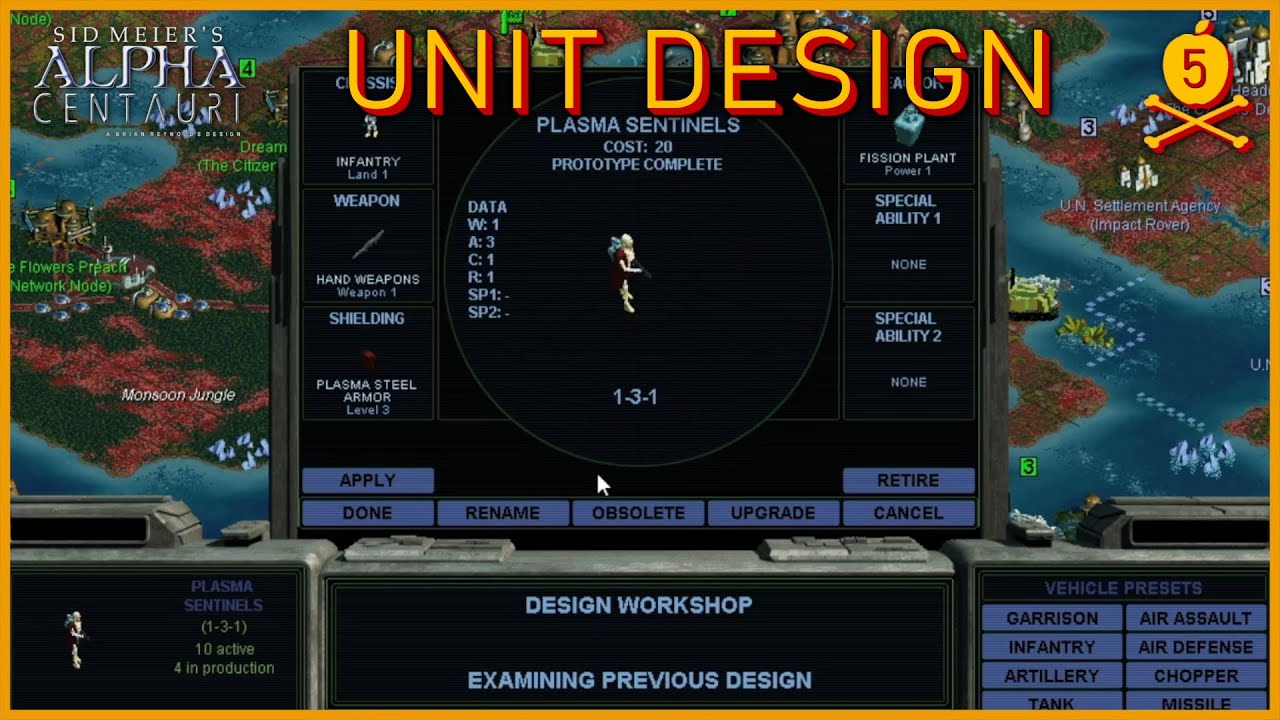 Sid Meier's Alpha Centauri - Unit Design - Episode Five - Complete Playthrough - YouTube