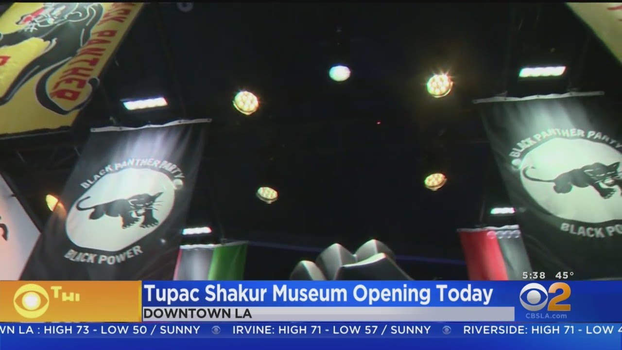 World Premiere Of New Tupac Shakur Museum Experience Opens In LA - YouTube