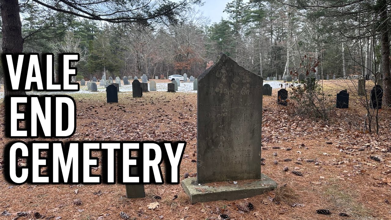The haunted Vale End Cemetery featuring "The Blue Lady" (Mary Ritter ...