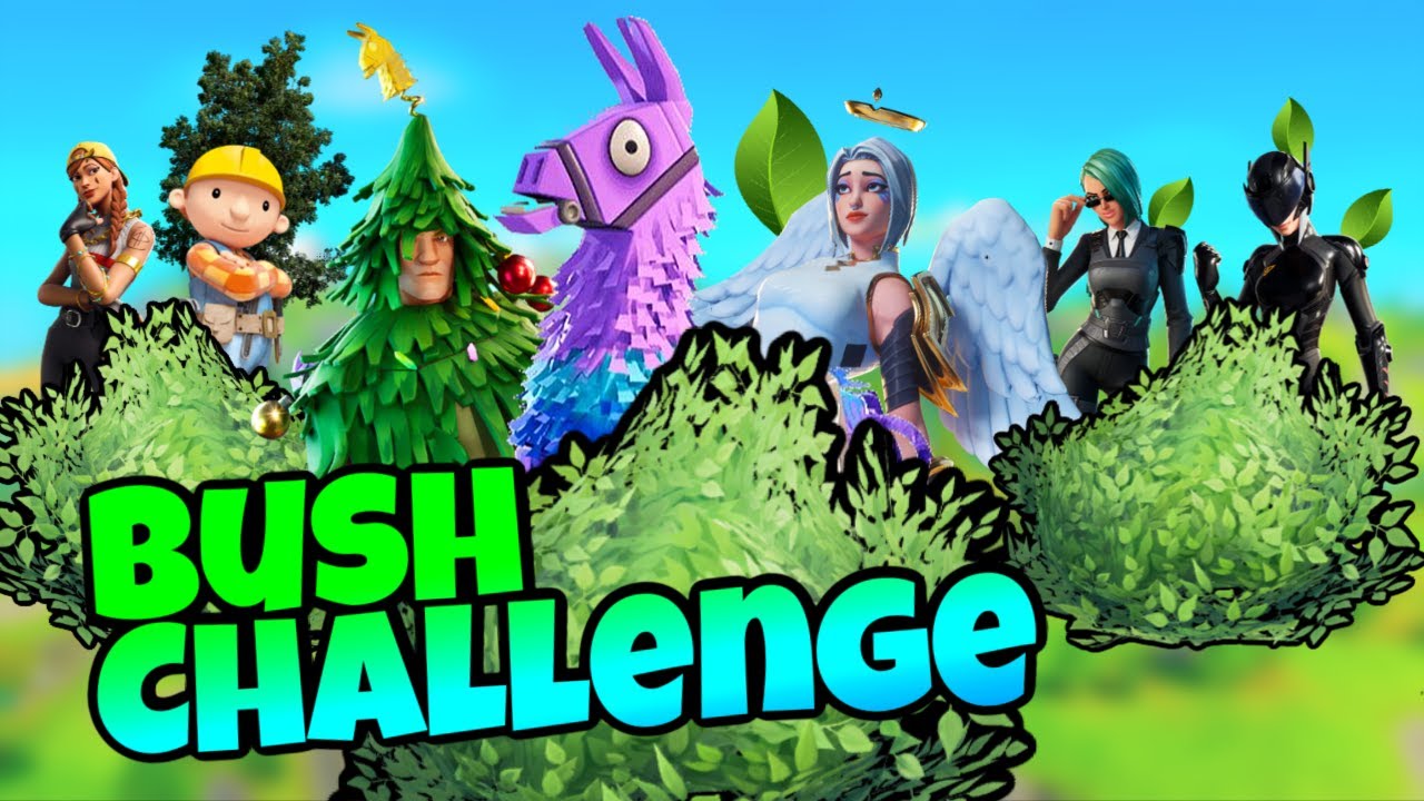 BUSHMEN VICTORY! (Fortnite: Camping In Bushes Challenge) - YouTube