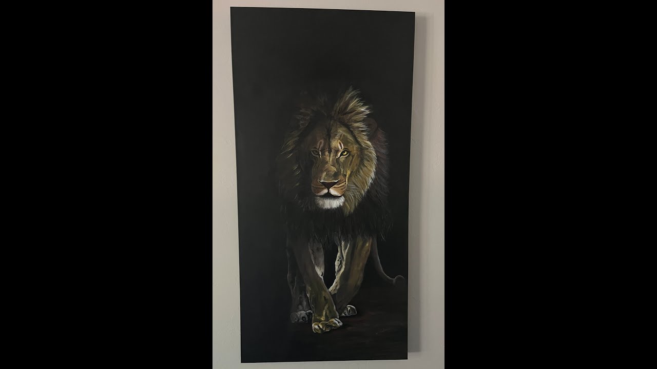 "Intense" Creation | Stöcker Studio | #lionart #motivationalart # ...