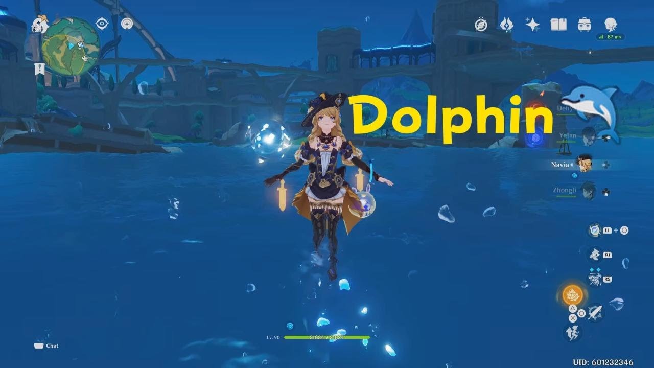 Why can Navia jump out of the water like a Dolphin but not anyone else ...