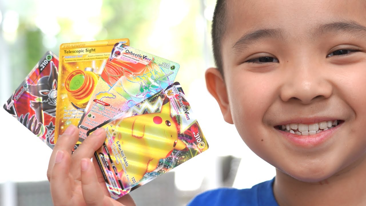 GOT PIKACHU V MAX Vivid Voltage Pokemon Calvin CKN - YouTube