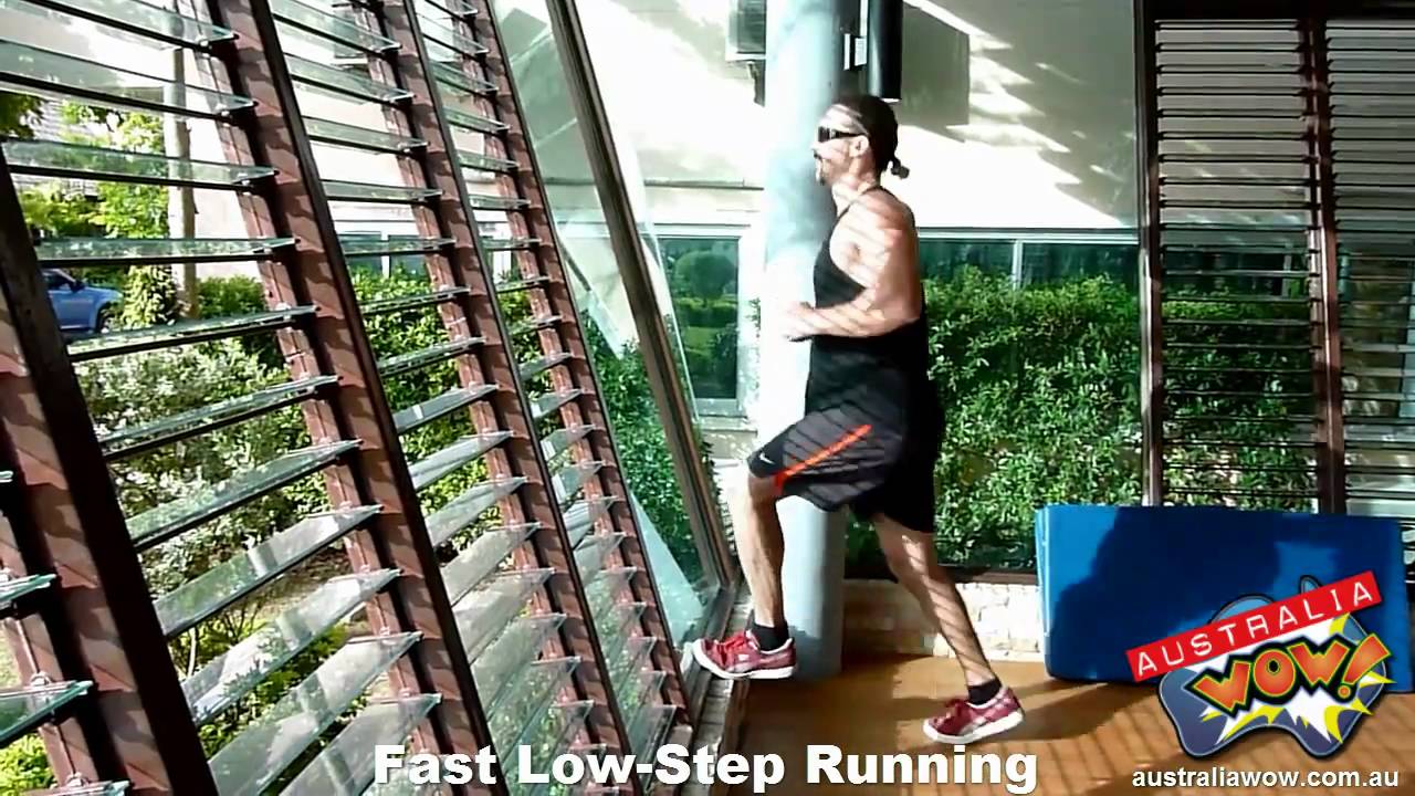 Fast Low Step Running - YouTube
