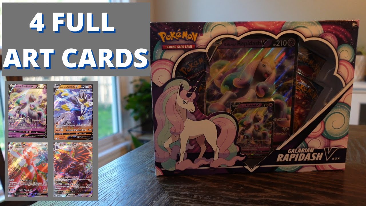 Galarian Rapidash V Box - YouTube