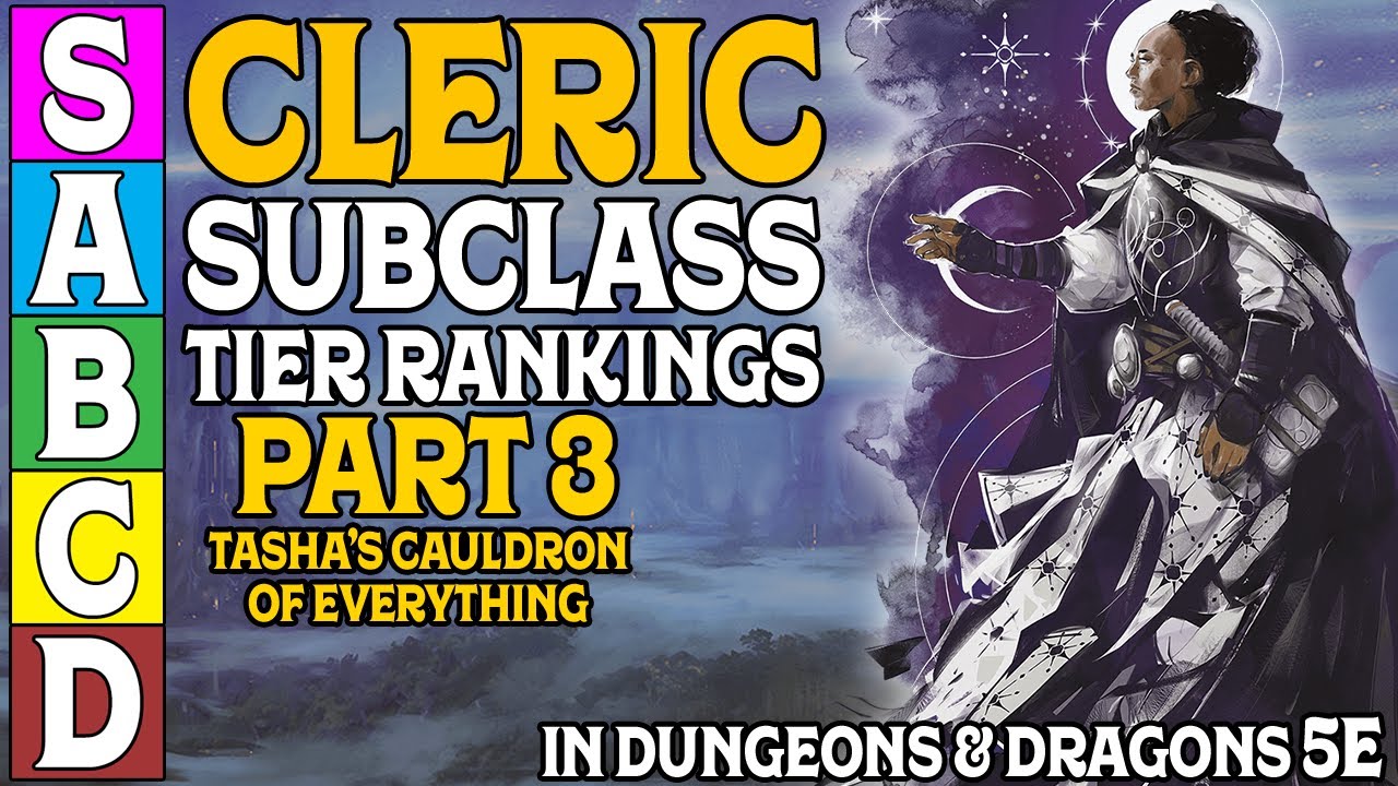 Cleric Subclass Tier Ranking (Part 3) in Dungeons and Dragons 5e - YouTube