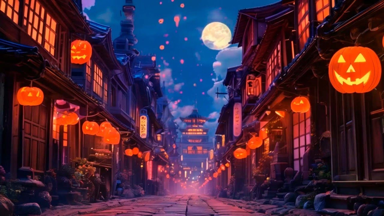 Spooky Street 🎃 Halloween Lofi 👻 Lofi Music for Halloween 2024 🎃 Lofi ...