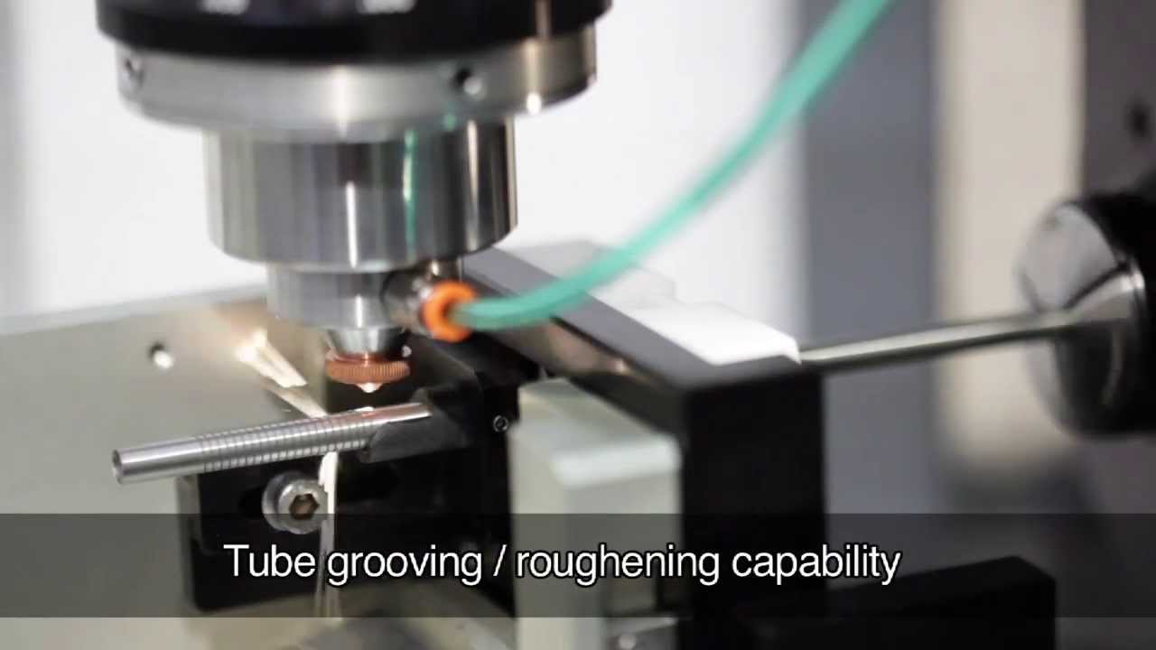 Tube Cutting with a Femtosecond Disk Laser - YouTube