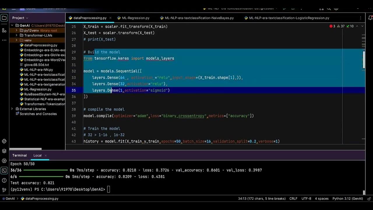 Building, Training & Predicting with Neural Networks baes ML models: Titanic Dataset Walkthrough ...