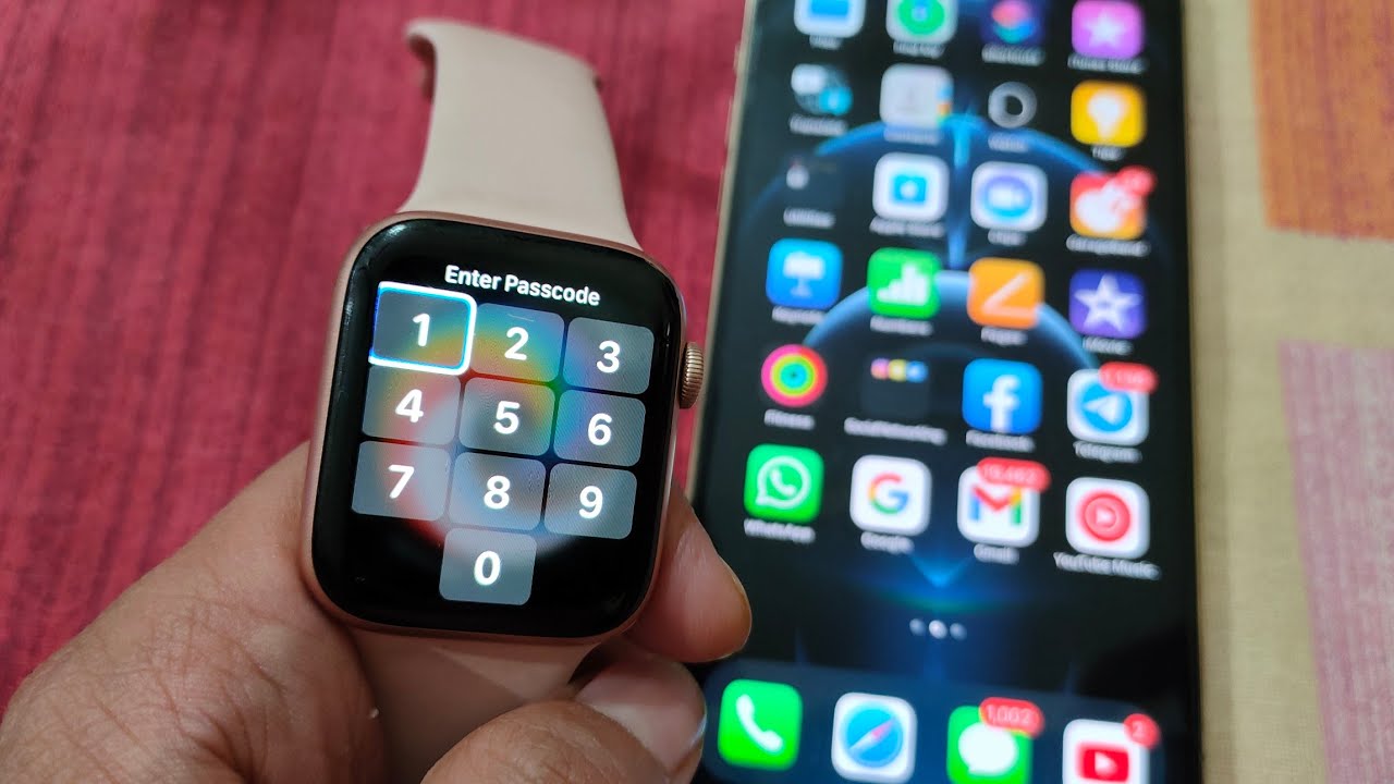 How to set Pin in Your Apple Watch with iphone - YouTube