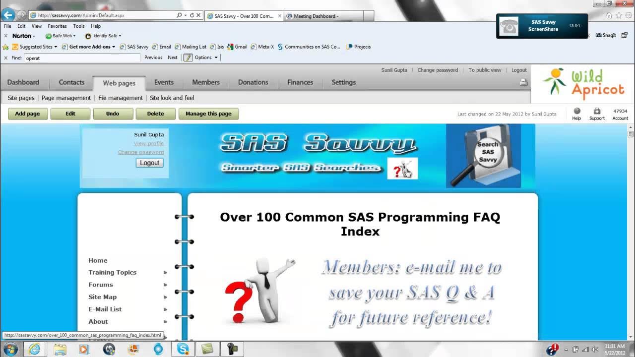 SAS Savvy Common Frequently Asked Questions - YouTube