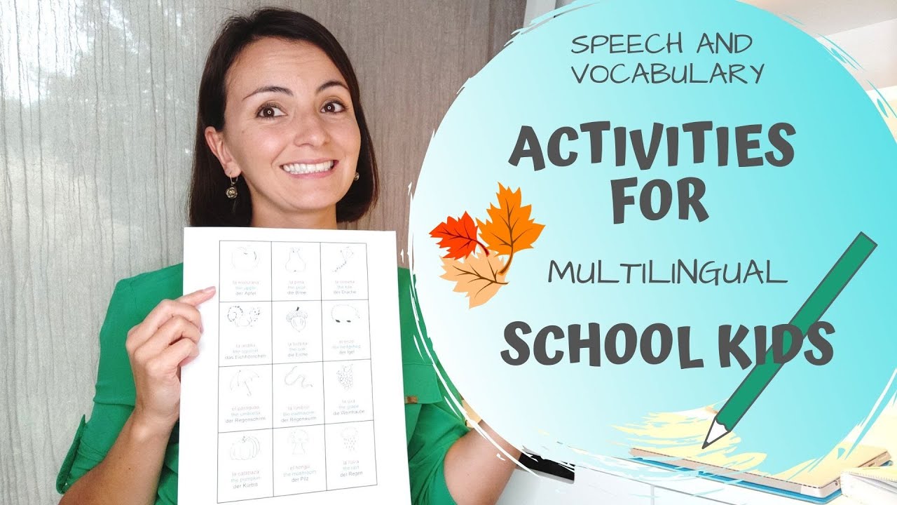 Vocabulary Activities for Multilingual School Kids - YouTube