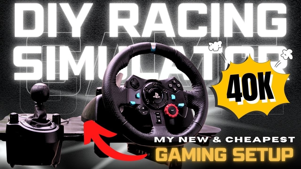 വീട്ടിൽ തന്നെ ഒരു അടിപൊളി DIY SIM RACING SETUP ഉണ്ടാക്കിയാലോ? Logitech ...
