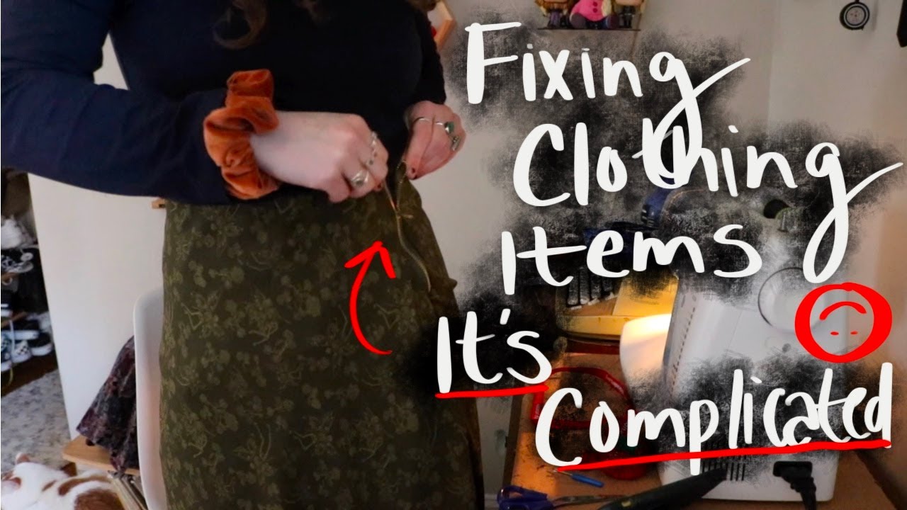Fixing Clothing in my Closet | Its Complicated - YouTube