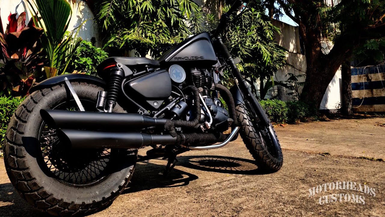 Royal Enfield modified thunderbird 350cc RE BOBBER style | Bike ...