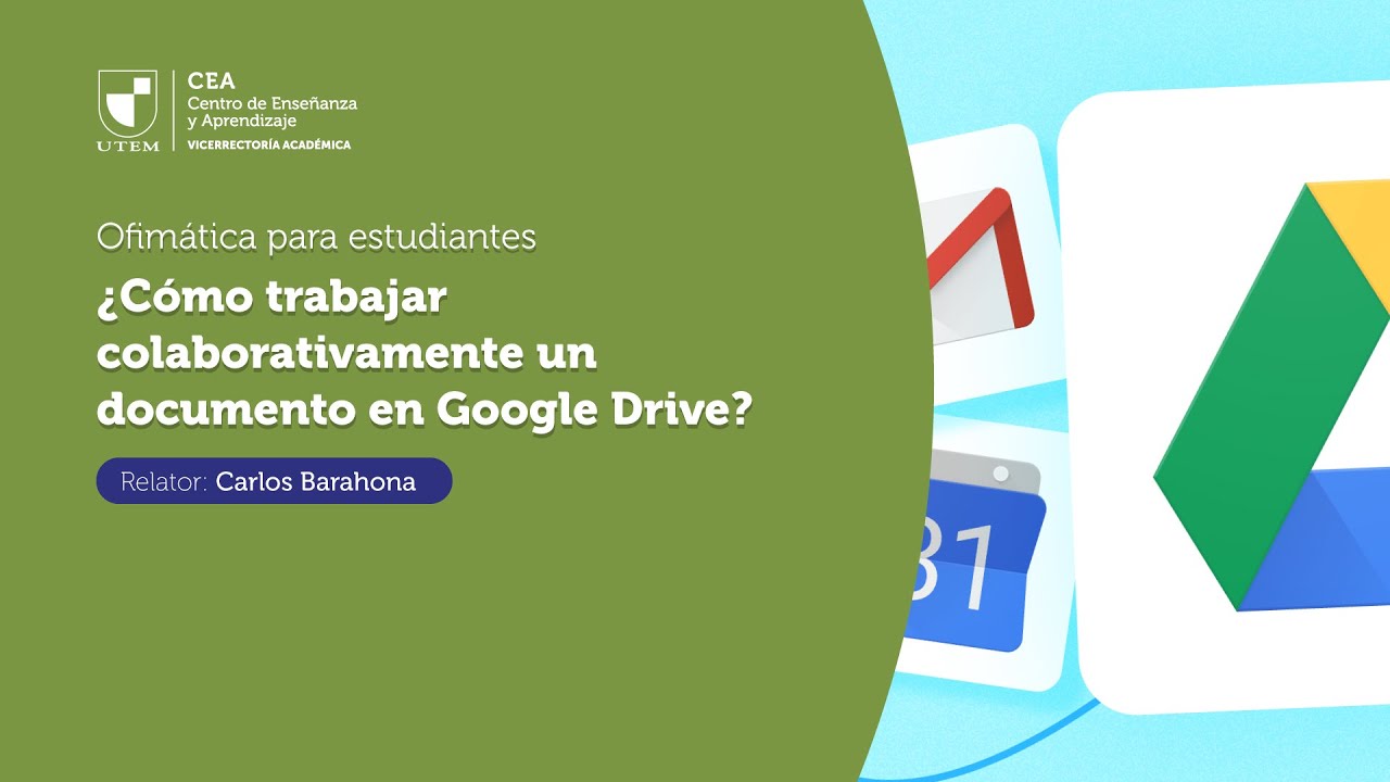 ¿Cómo trabajar colaborativamente un documento en Google Drive? - YouTube