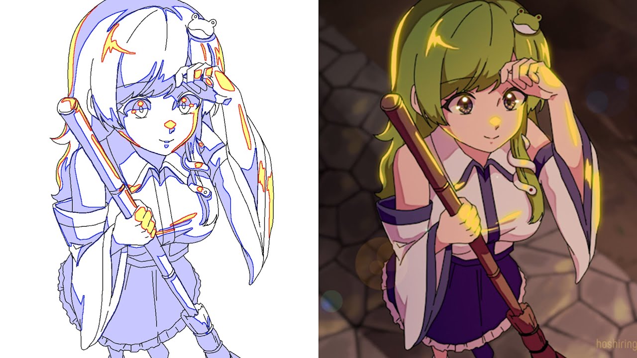 【Making】Touhou Project fan anime #1 - YouTube