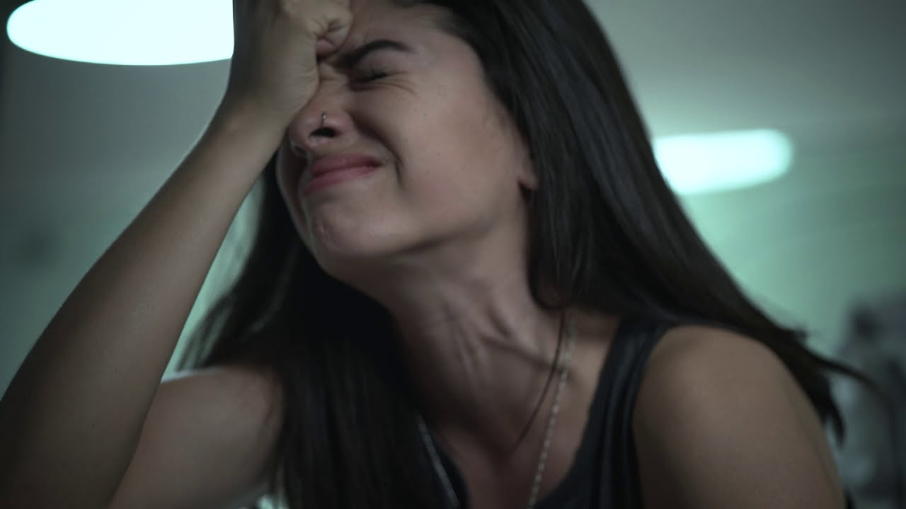 free stock footages | sad and desperate girl crying and screaming - YouTube