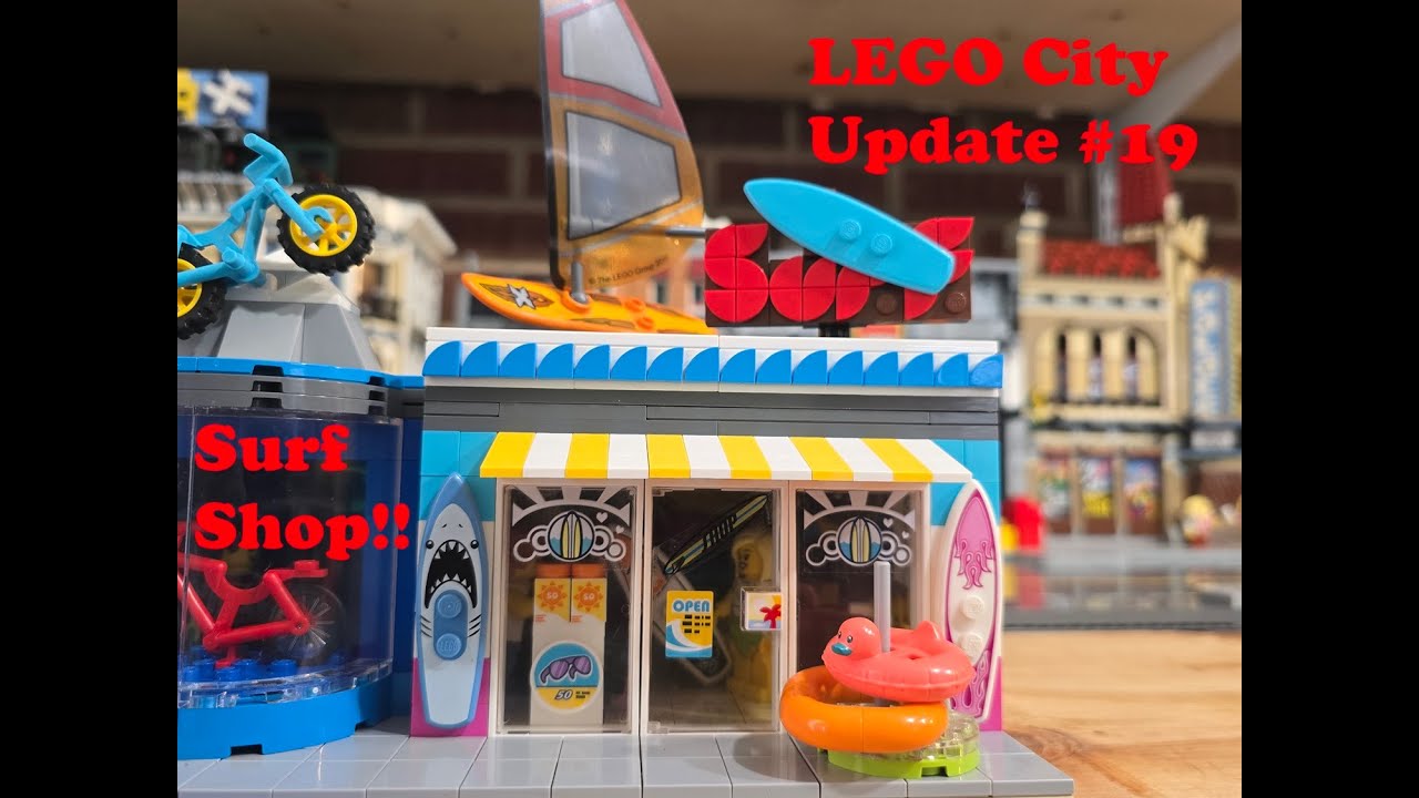 Lego City Update #19 Surf Shop - YouTube
