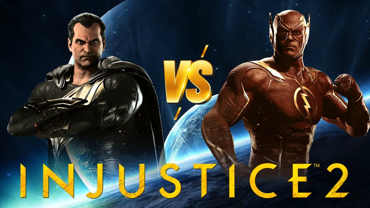 Black Adam vs Flash - Injustice 2 - YouTube