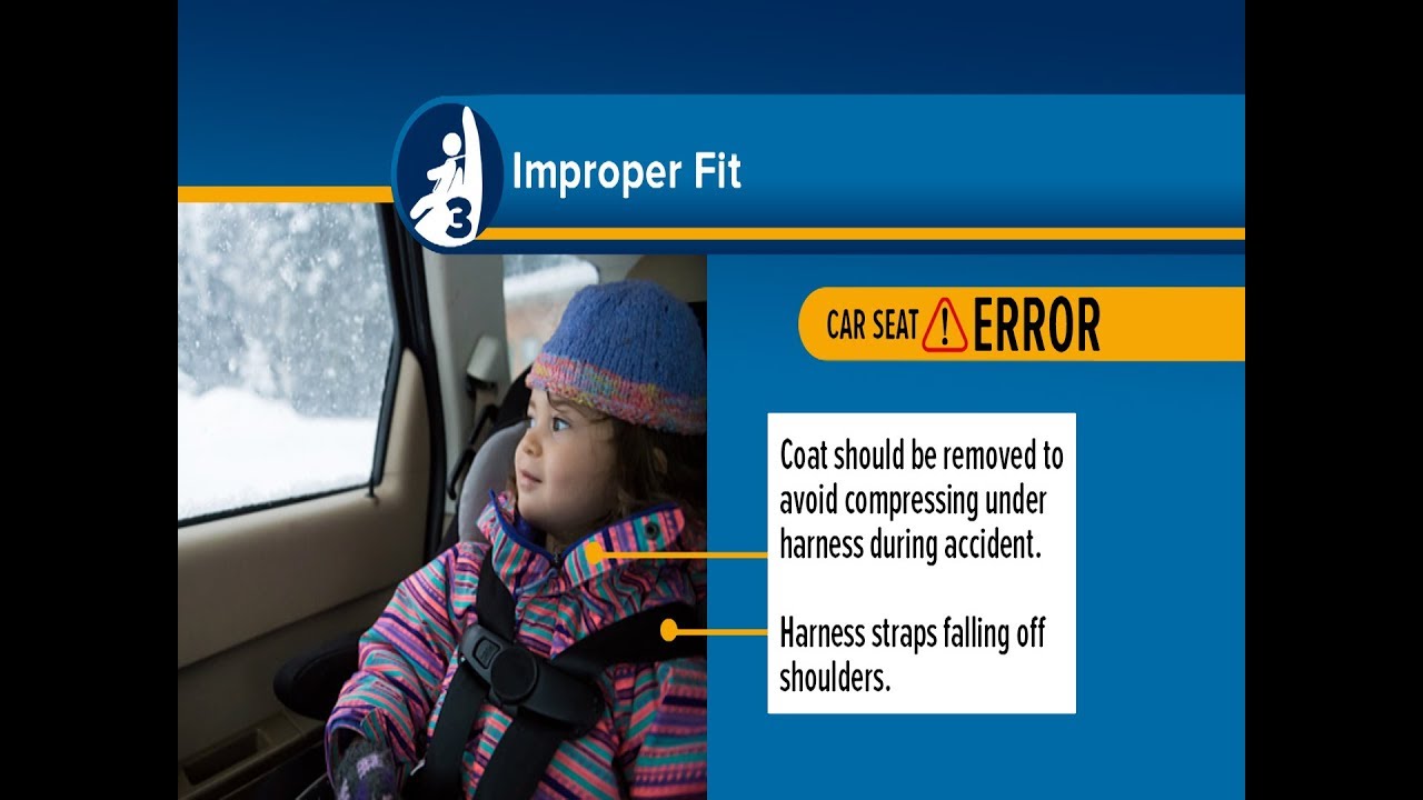 Car Seat Mishap #3 - Improper Fit - YouTube