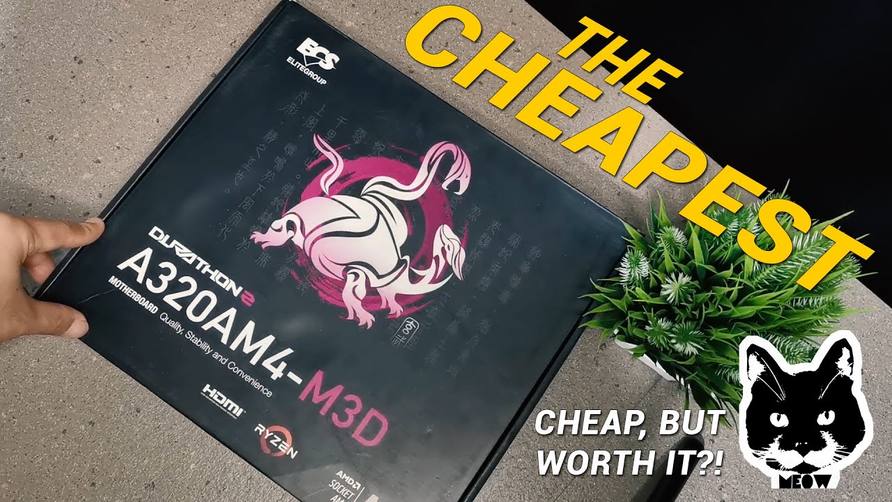 ECS A320AM4-M3D, CHEAPEST A320 Motherboard, FAILED BIOS UPDATE ...