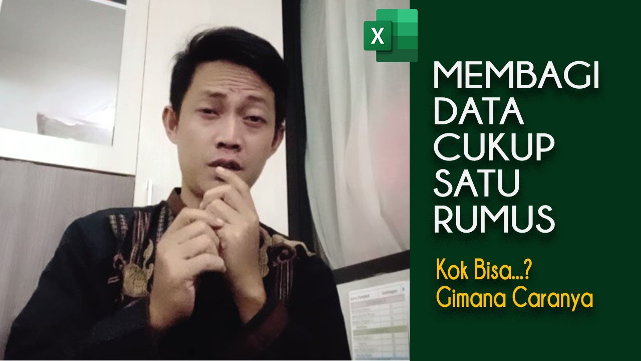 Rumus Excel Cepat Membagi Data Kedalam Beberapa Kelompok - YouTube