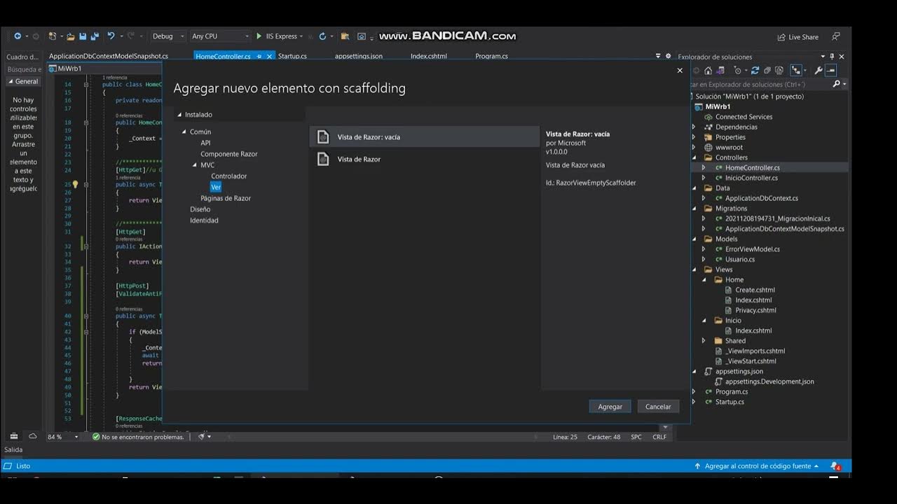 ASP NET CORE MVC C# Parte 12 Botón Crear - YouTube