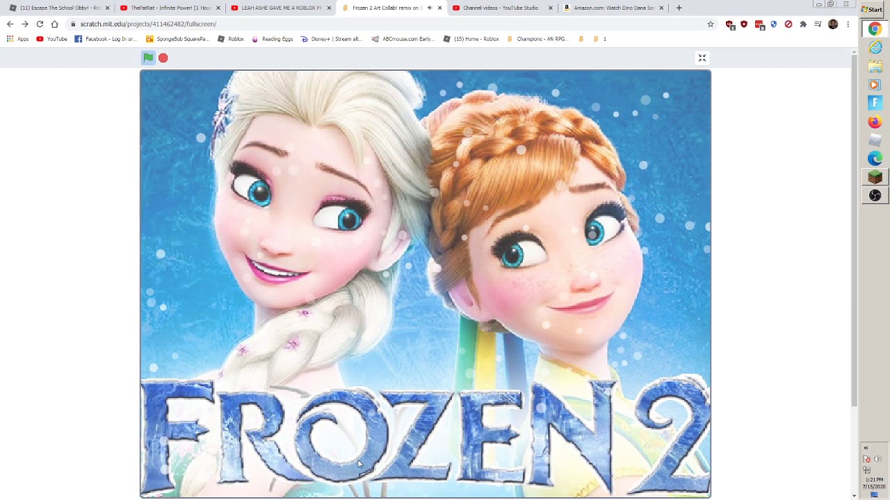 frozen 2 into the Unknown [scratch edition] - YouTube