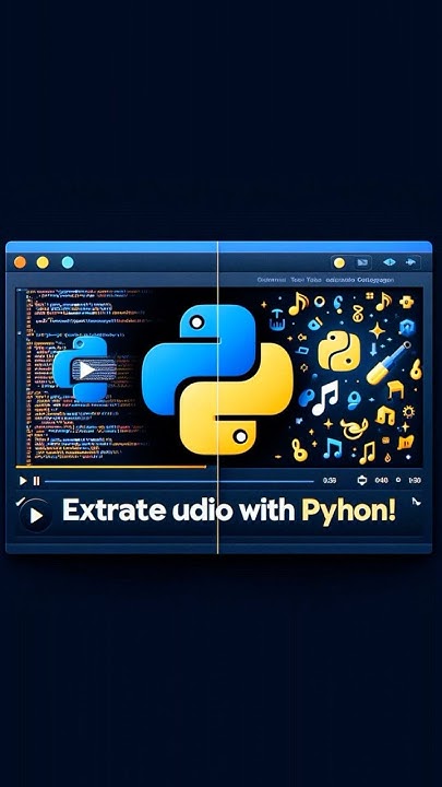 Extract Audio from Video with Python MoviePy | Simple Script for MP3 Export #python #moviepy # ...