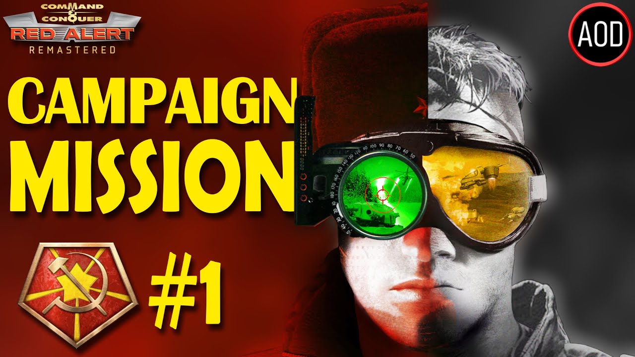 Command and Conquer Remastered: Red Alert - Soviet - Mission 1 - Lesson ...