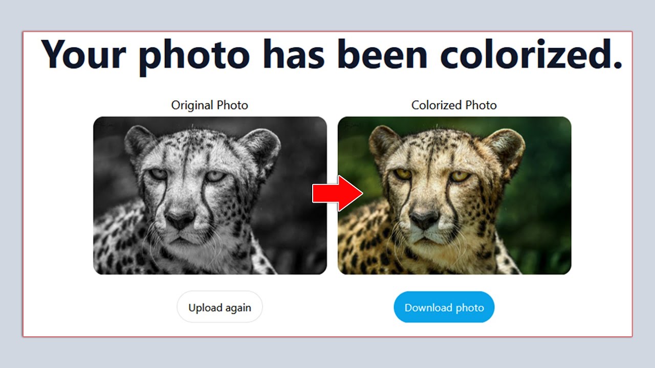 How to Colorized Black & White photo for Free with AI Tools - YouTube