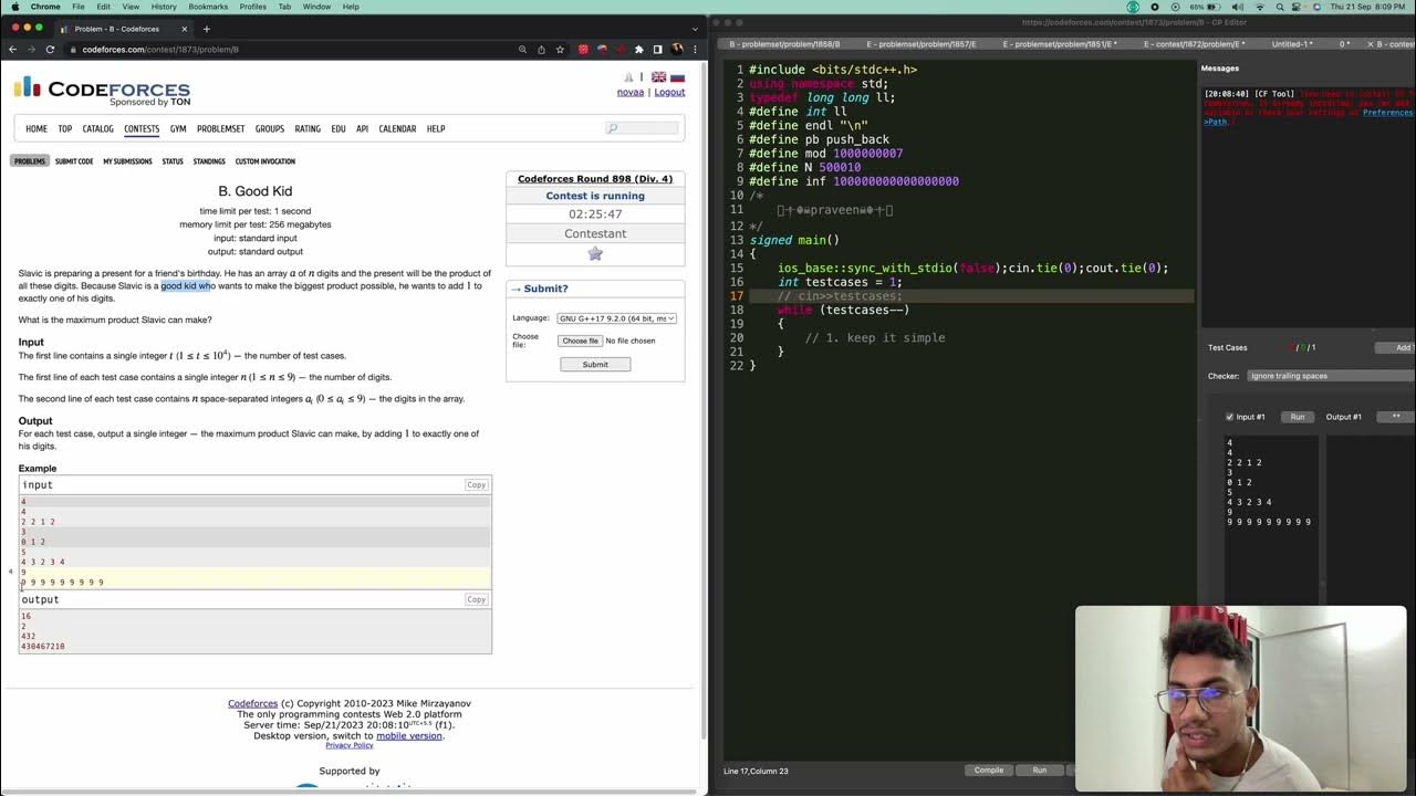Codeforces Round 898 (Div. 4) (Live solving) - YouTube
