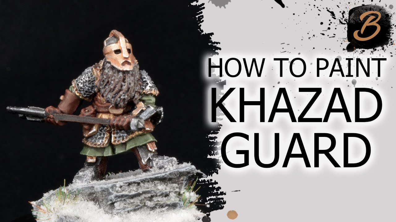 HOW TO PAINT KHAZAD GUARD: A Step-By-Step Guide - YouTube