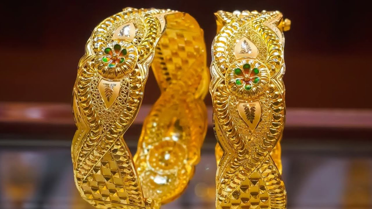 Trendy gold chur design idea|| Latest gold chur collection|| Fancy gold ...