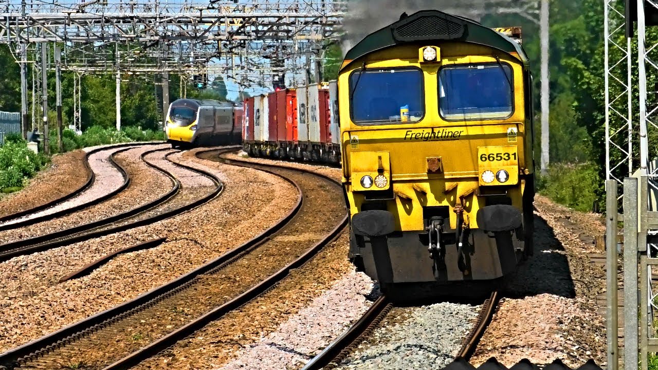 Locomotives & Rail Freight UK - YouTube